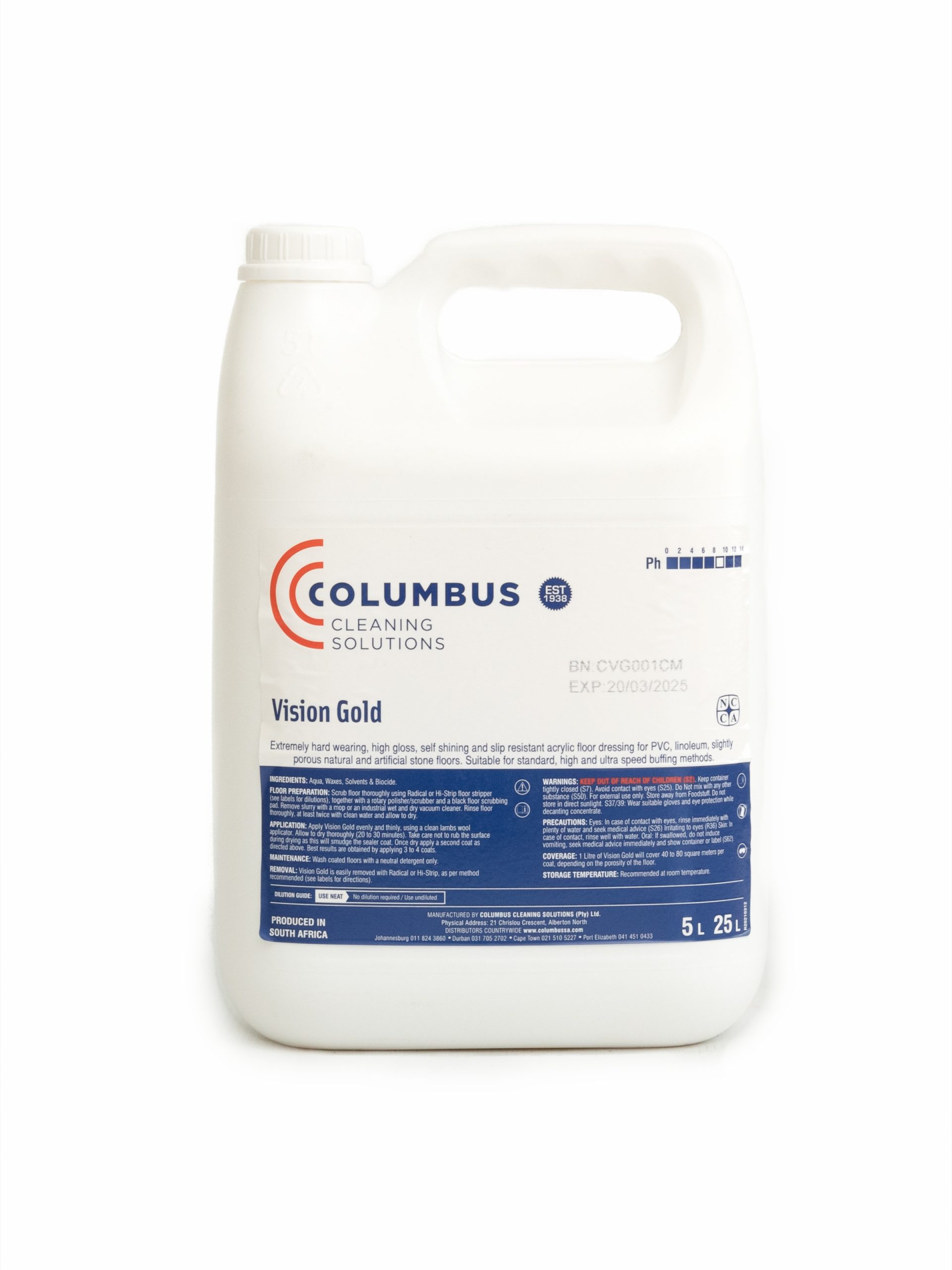 COLUMBUS VISION GOLD – REDX